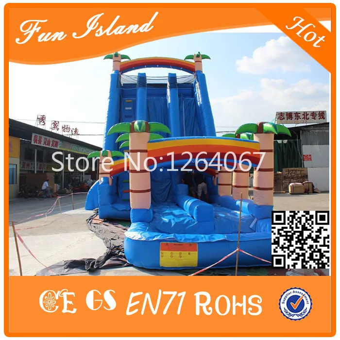 Hot Sale Giant Inflatable Water Slide Clearance, Inflatable Double Lane ...