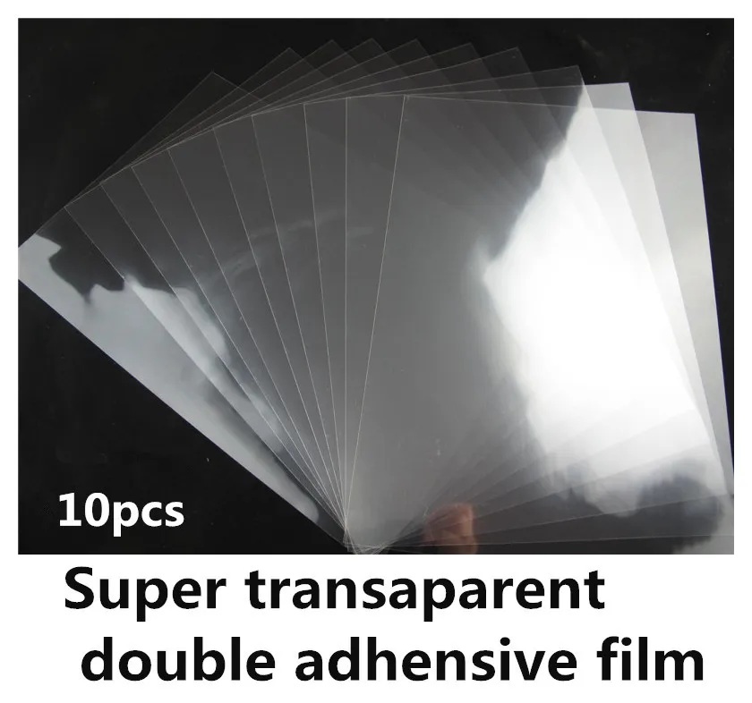 100-transparent-Double-Sided-Adhesive-Film-pieces-as-sample-A4-A3-A3 ...