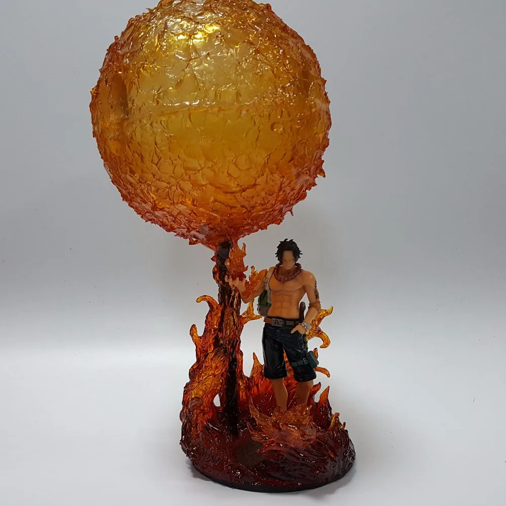 One Piece Action Figures Ace Dai Enkai 320mm Diy Anime One Piece Resine ...