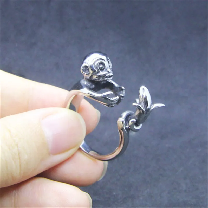 Rany-Roy-Newest-Animal-Monkey-Ring-316L-Stainless-Steel-Jewelry-Fashion ...