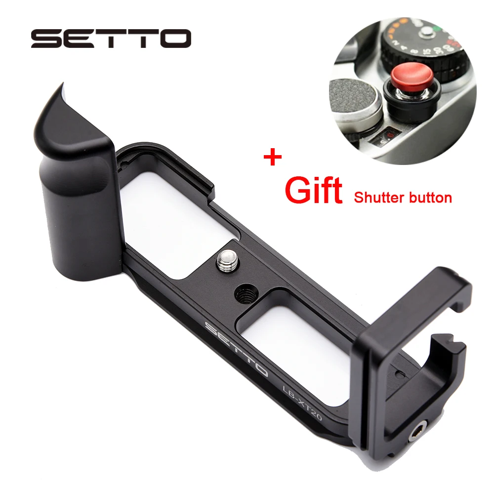 SETTO-L-Type-Bracket-Tripod-Quick-Release-Plate-Base-Grip-Handle-For ...