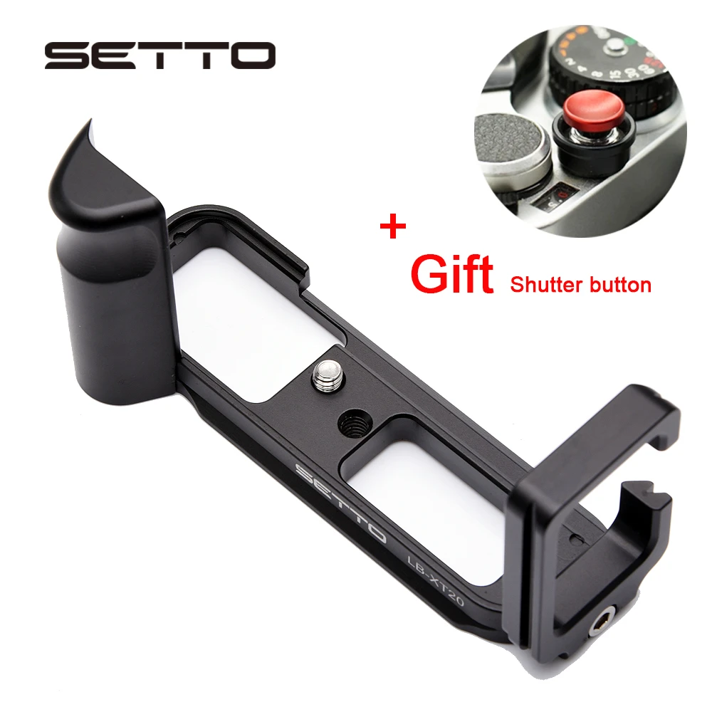 Setto Pro Vertical L Type Bracket Tripod Quick Release Plate Base Grip Handle For Fujifilm For ...