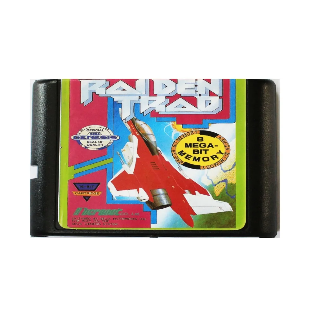 Raiden Trad 16 bit MD Cartão De Jogo Para Sega Mega Drive Para SEGA ...