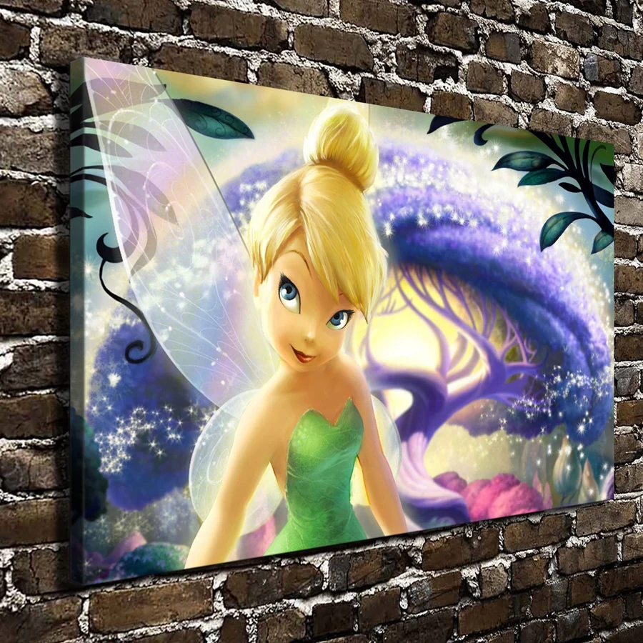 C0006 Tinker Bell Children Cartoon Film,HD Canvas Print Home decoration ...
