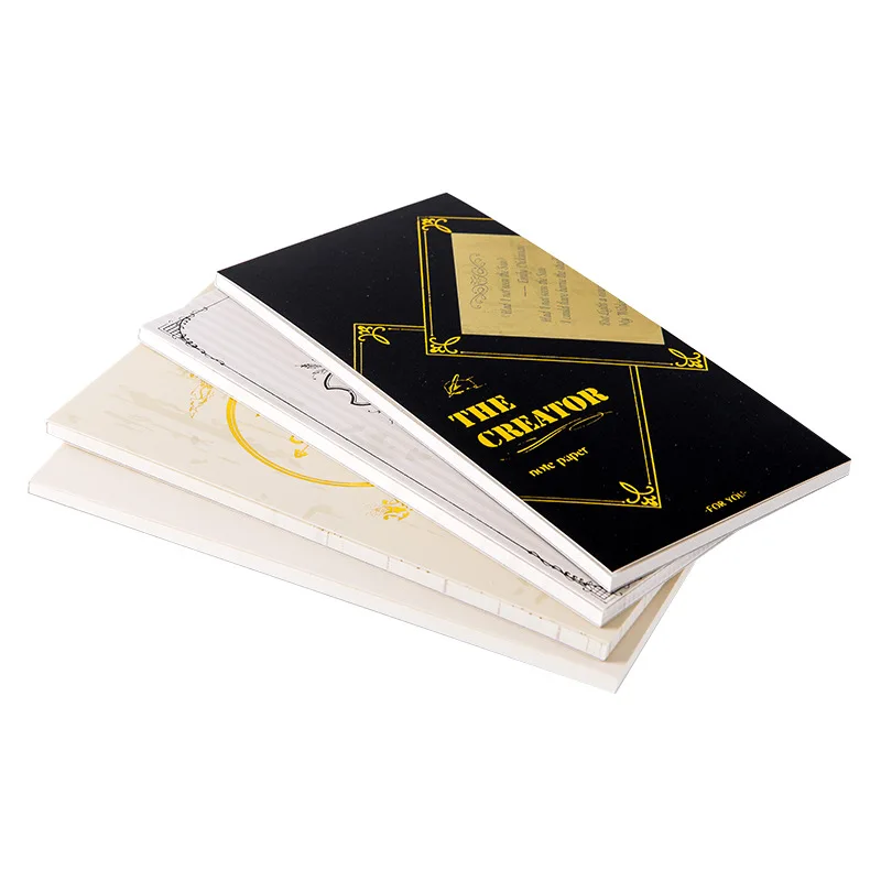 C01 30 Sheets /Pack Golden Pastel Tear Memo Pads With Ruler Student ...