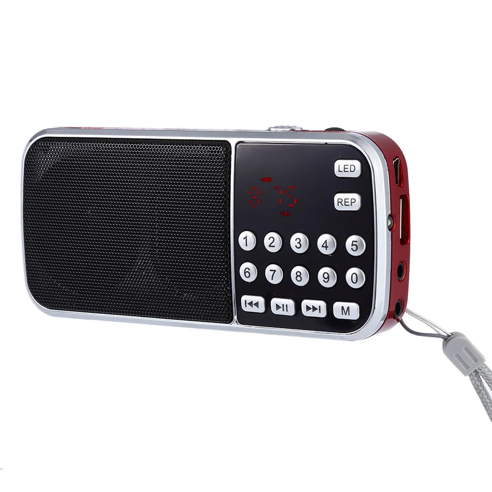 Mesuvida L 088 Portable Speaker Mini FM Radio Stereo Speaker MP3 Music ...