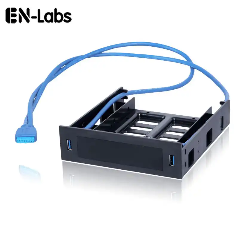 Internal USB 3.1 Gen 1 Type C + 2 x USB 3.0 Port Hub Front Panel w/ HD ...