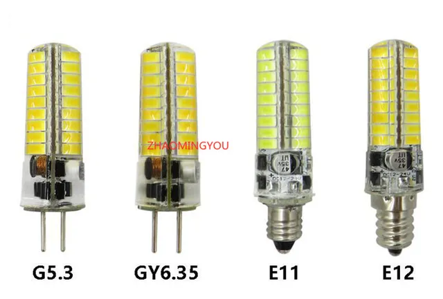 E14 GY6.35 LED Lamp 9W 12V 24V AC DC BA15D LED COB Bulb 72Leds 5730 LED Crystal Chandelier Lights 360 Degree White Warm White AliExpress 39