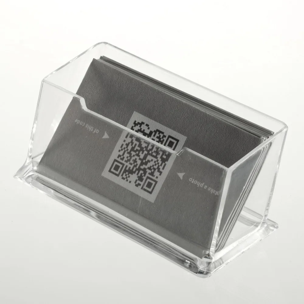 Acrylic Plastic Postcard Business Card Display Holder Stand Clear ...