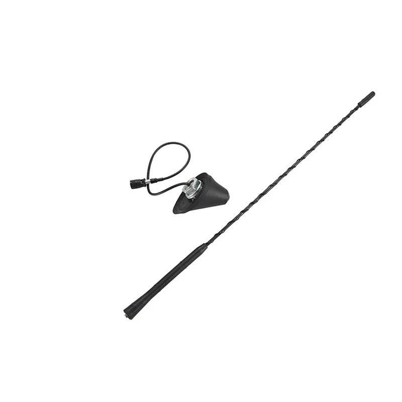 1 Set Universal 16 inch Car Anti Noise Whip Roof Mast AM/FM Aerial ...