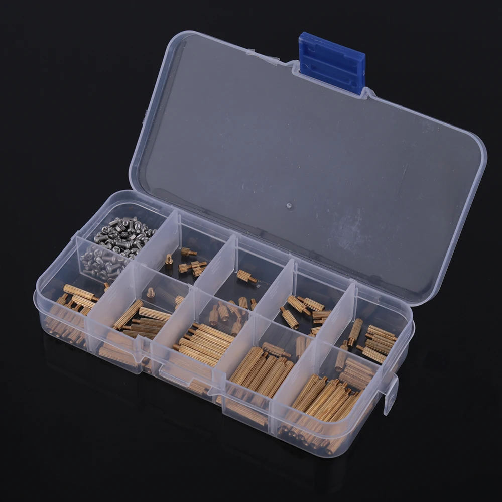 120Pcs Brass Golden M2 Screw Standoff/Spacer Brass Hex Stand Off ...