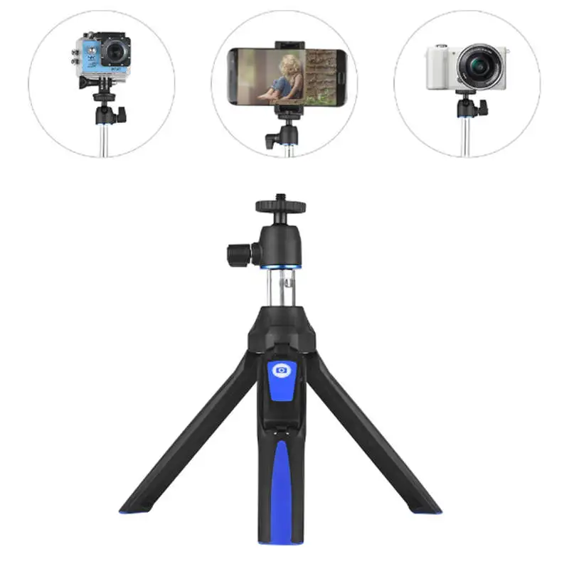 33 Inch 4 In 1 Extendable Wireless Selfie Stick Small Mini Handheld