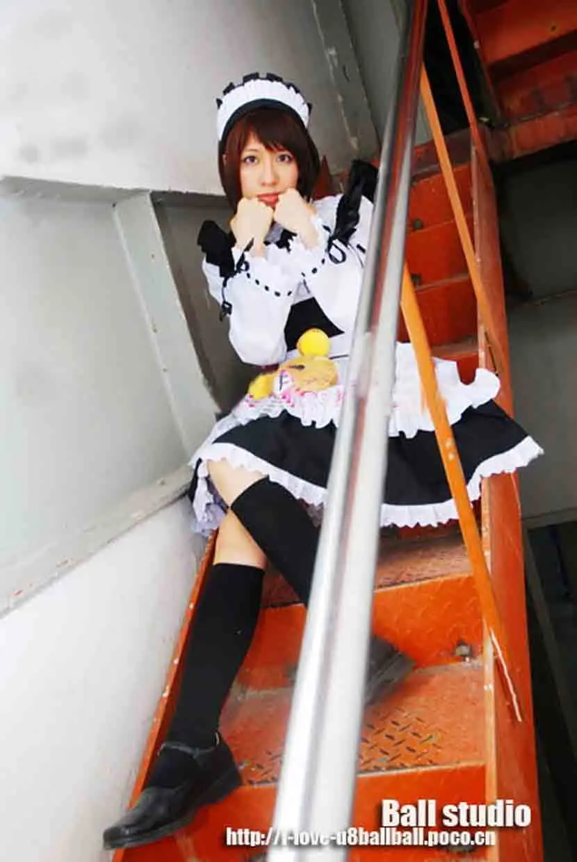Customize cute cosplay anime clothes black and white maid costumes ...