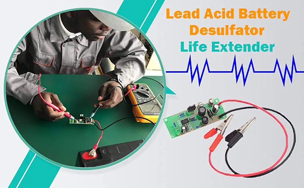 12 Volts Diy Lead Acid Battery Desulfator Assembled Kit With Alligator ...