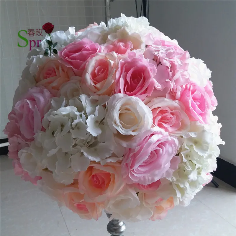 SPR wedding table center flower ball road lead artificial flore ...