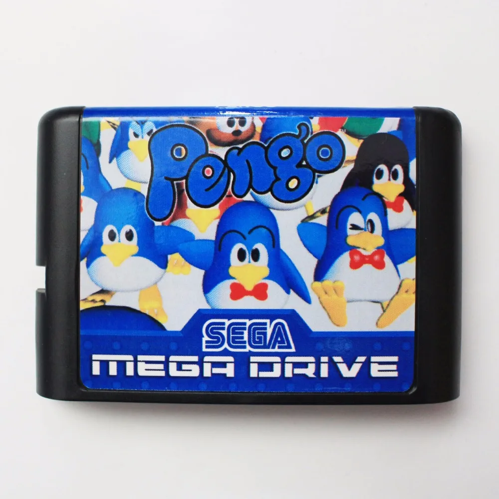 Pengo 16 Bit Md Game Card For Sega Mega Drive For Genesis - Memory ...