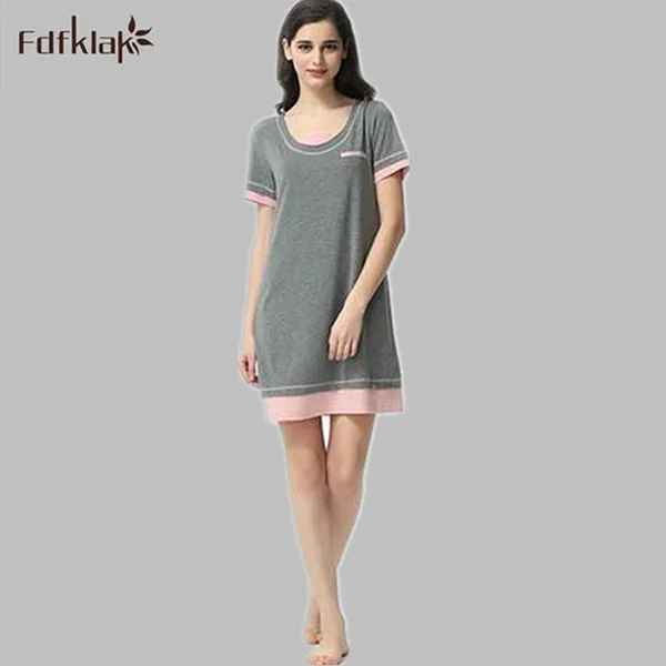 Senhoras Sleepwear Sexy Camisola Camisa De Dormir Camisola Feminino Mulheres Vestido De Verão