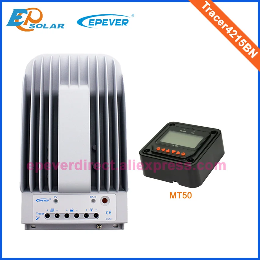 Tracer4215BN + MT50 medidor remoto 40A 40amp solar mppt de controlador ...