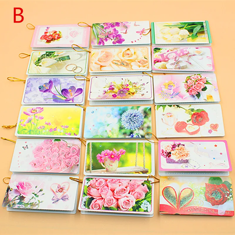 (144 pieces/lot)New Model Cute Small Greeting Card Mini Wedding Message ...