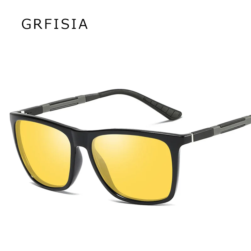 GRFISIA Day And Night Driving Anti High Beam Light Square Polarized ...