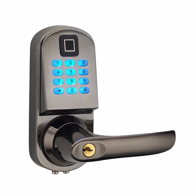 HAIFUAN Electronic Keyless Code Door Lock, Fingerprint Door Lock ...