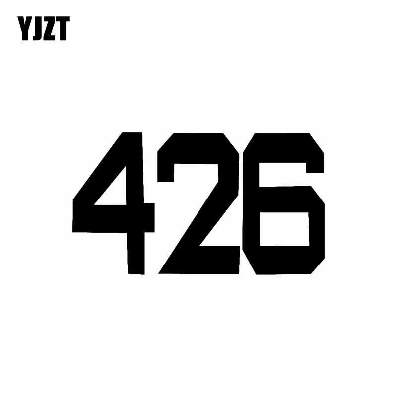 Aliexpress.com : Buy YJZT 15CM*8.5CM personalized lucky Number 426 ...
