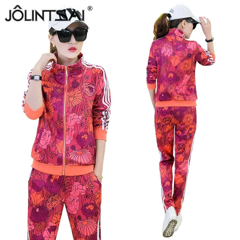 4 Colors Casual Women Sets Clothes 2 Pieces Top Hoodies and Pants 2017 ...