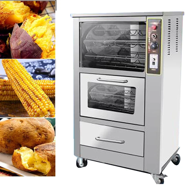 Commercial fresh corn roaster automatic sweet potato roasting machine ...