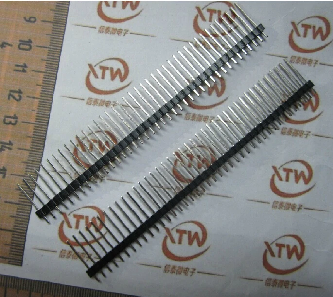 10pcs-40Pin-17mm-2-54mm-pitch-single-row-needle-single-needle-single ...