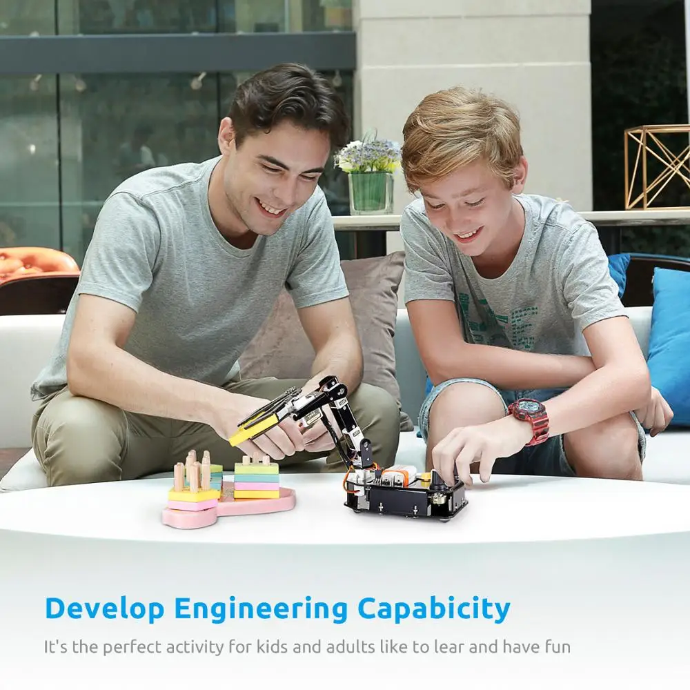 Sunfounder-diy Servo Control Kit Braço Robótico Braço De Rolo Para ...