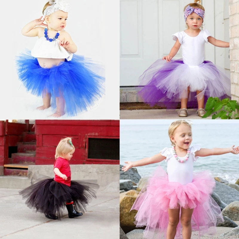 1pc Newborn Baby Girl Tutu Skirt Princess Skirt Photo Props Costume ...
