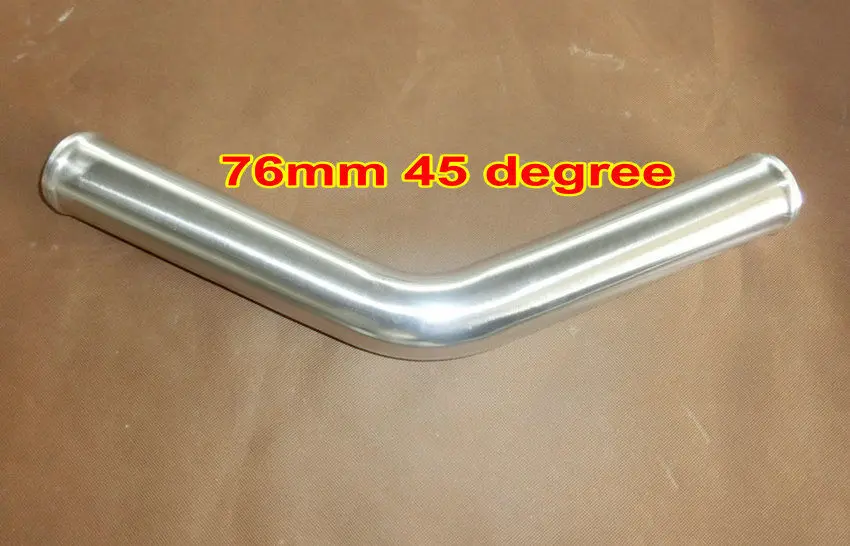 3" inch 76mm 45 degree Aluminum Universal Intercooler Intake Turbo ...