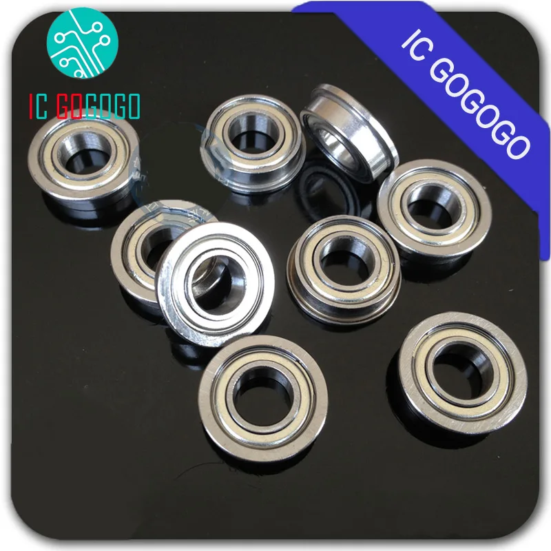 5pcs Miniature Flange Cup Ball Bearing MF126ZZ LF 1260ZZ 6*12*4MM Mini ...