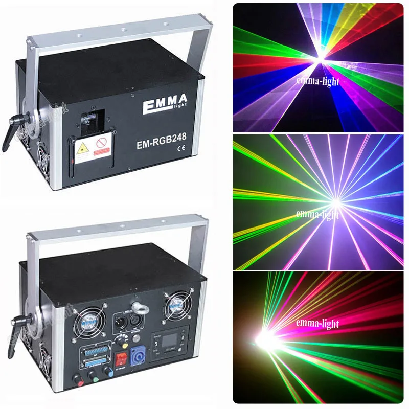 Compact 3000mW rgb laser light , 3w beam Animation and 3D effects laser ...