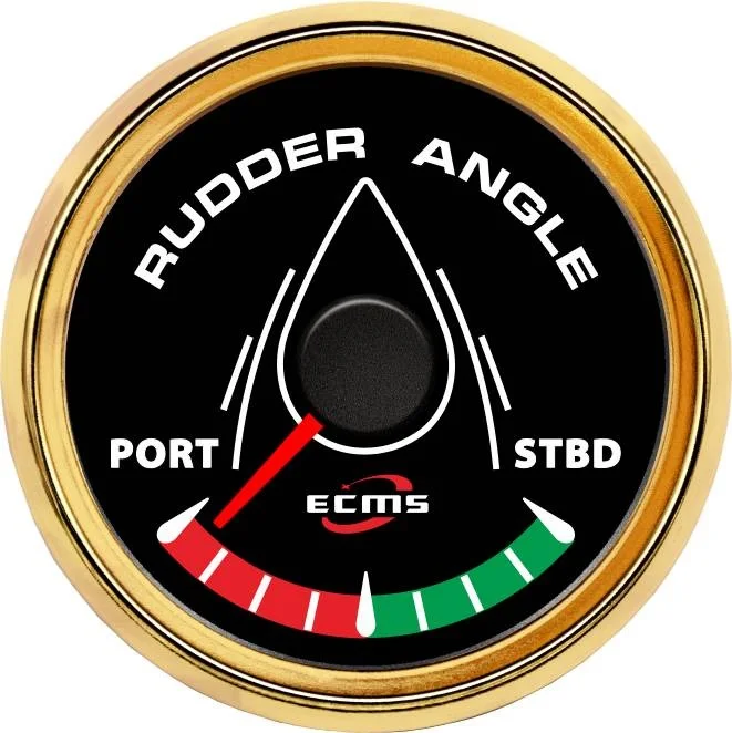 New Design Marine Boat Rudder Angle Indicator Gauge 190-0 Ohms Port ...