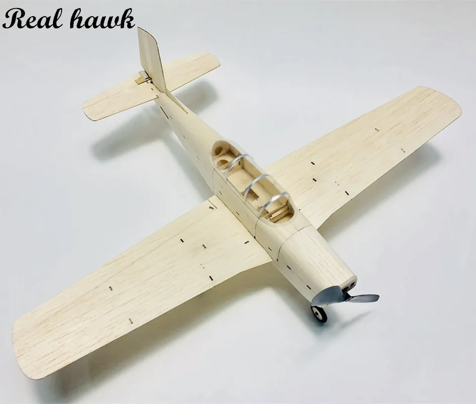MininimumRC Avión de madera de Balsa cortado con láser, Kit de construcción de modelo de marco ...