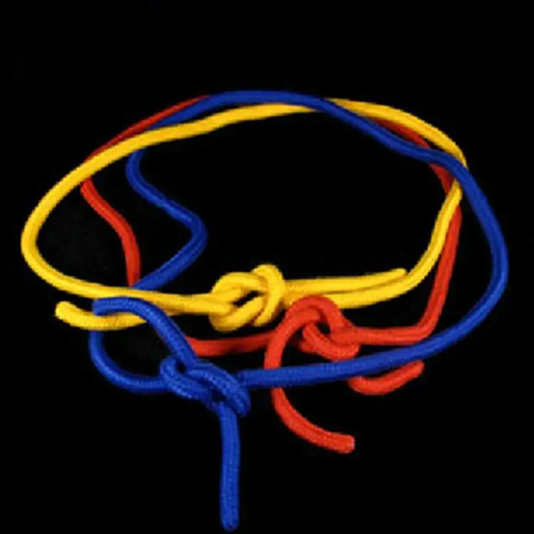 Three Color String Linking Ropes Magic Trick Close-up Illusions Toy Kid ...