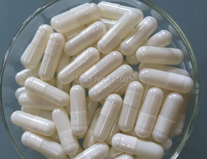 0# 1,000pcs! joined or seperated capsules size 0, white white empty ...