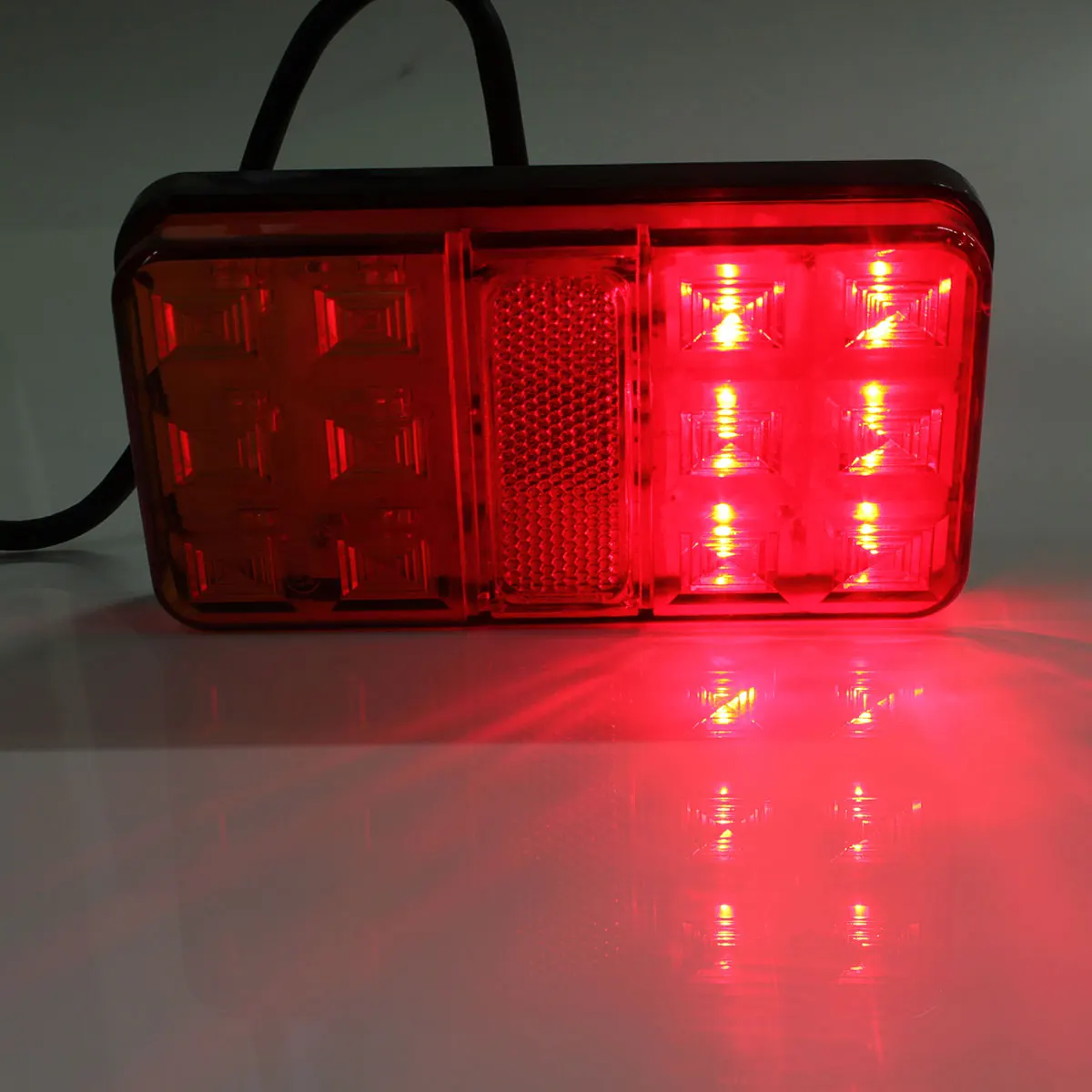 2x Trailer Truck Lorry Caravan LED Rear Tail Brake Stop Light Indicator ...