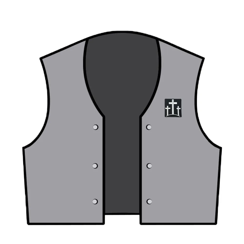 Shirt Buttons Clipart Black And White Cross