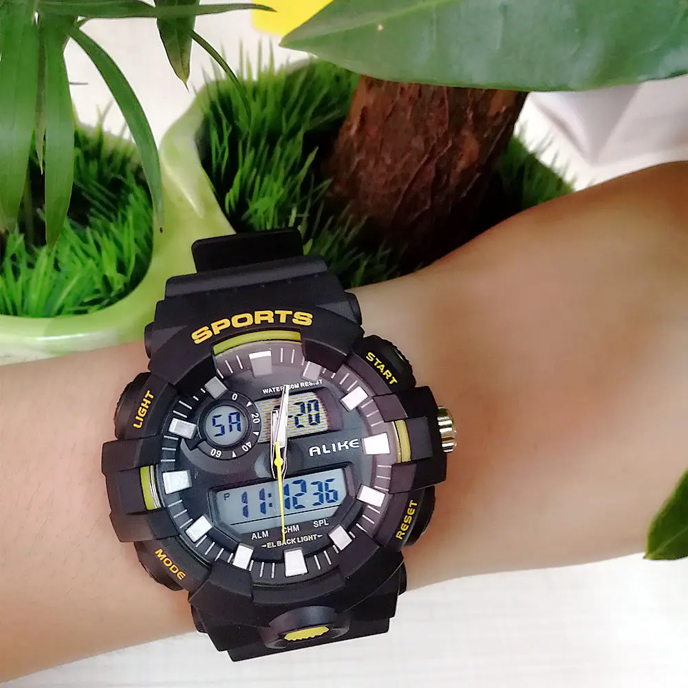 2018 Losida Men Sport Watch LED Display Analog Digital Electronic ...