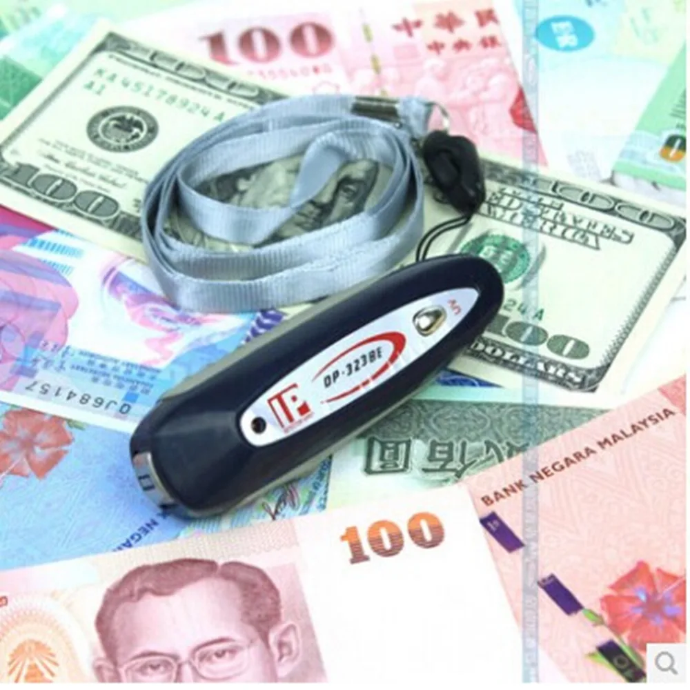 Portable mini money detector Ultraviolet currency examination lamp ...