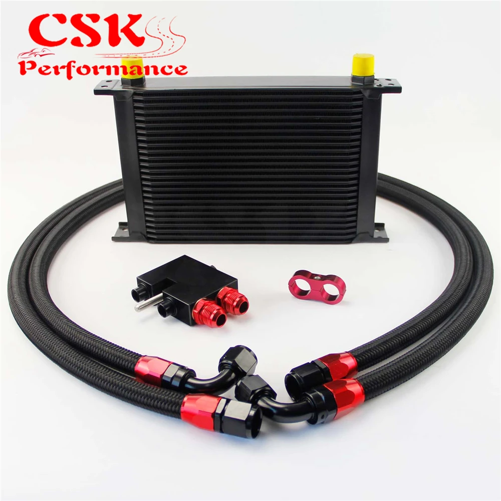 25 Row 248mm AN10 British Oil Cooler Kit Fits For BMW N54 Engine Twin ...