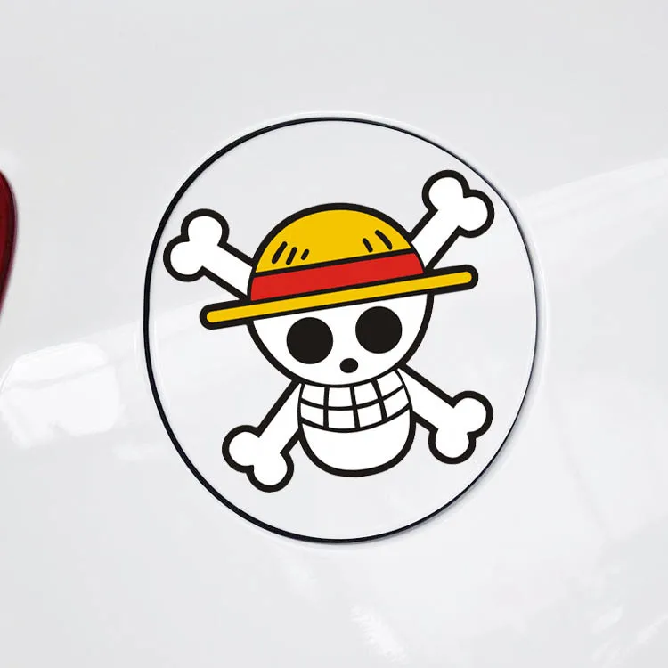 One Piece Skulls Decals Sticker 19x9cm - One piece Merchandise | Free ...