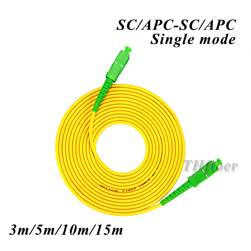 Sc-sc Fiber Patch Cord Jumper Cable, Single Mode Sm, Simplex,9/125,3 ...