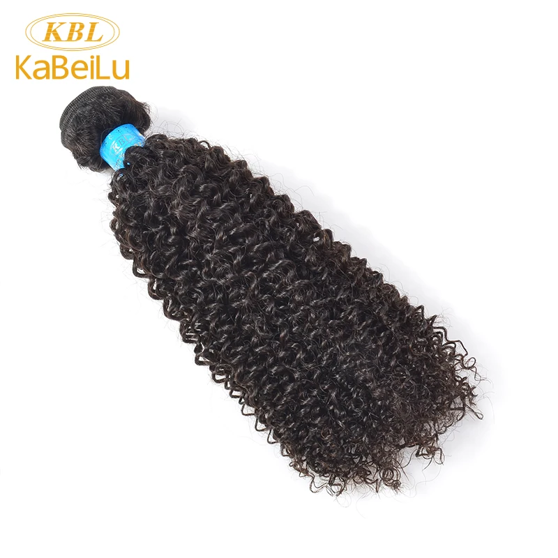 KBL Brazilian Virgin Hair Kinky Curly 100% Human Hair Weave Bundles ...