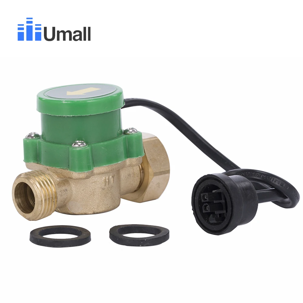 Water Flow Sensor Switch Brass High Pressure Flow Switch HT-800 G1 ...