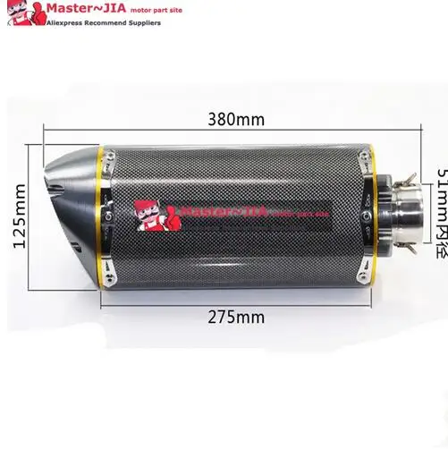 For Performance Of Motorcycle Exhaust Pipe Cnc Aluminium Alloy