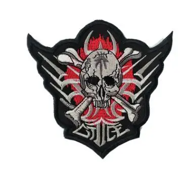 Skeleton Death Military Tactical Army Patch Embroidered Patches Iron on ...