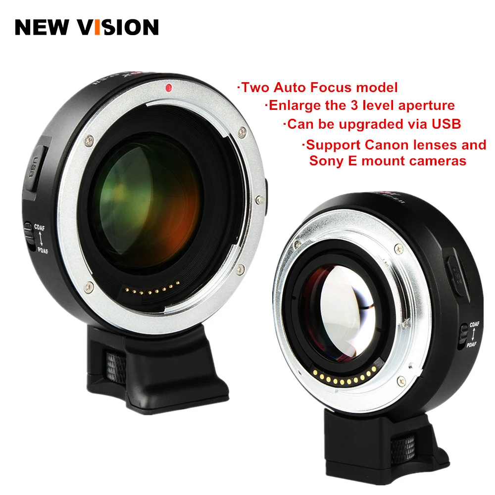 Viltrox EF E II Auto Focus Reducer Speed Booster Lens Adapter for Canon ...